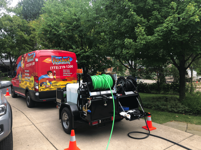 Hydro Jetting Service in Chicago and Lombard IL | Rocket Plumbing