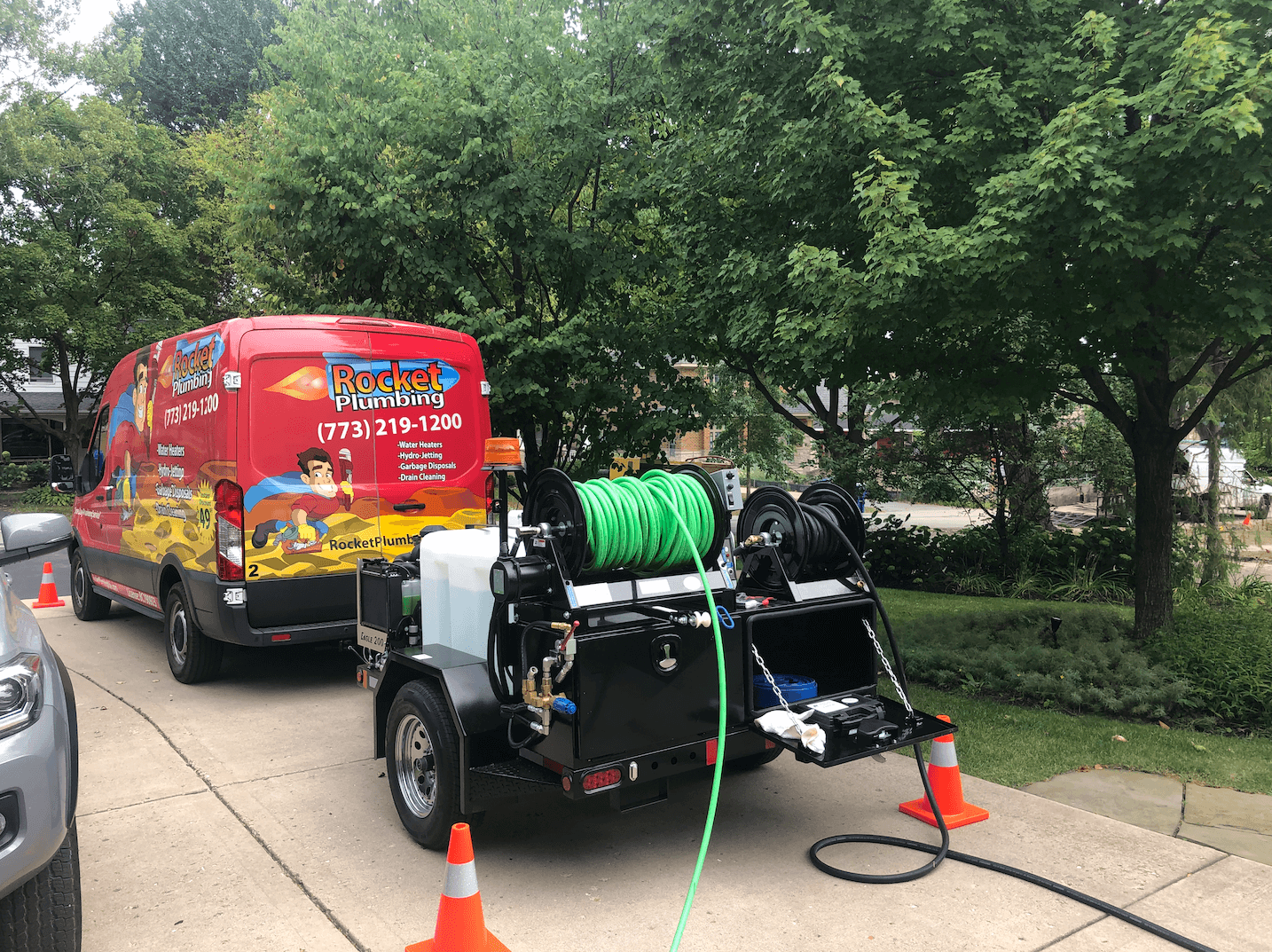 Hydro Jetting Service in Chicago and Lombard IL | Rocket Plumbing